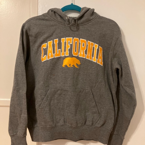 MV Sport | Tops | Gray California Bear Uc Berkeley Cal Hoodie | Poshmark